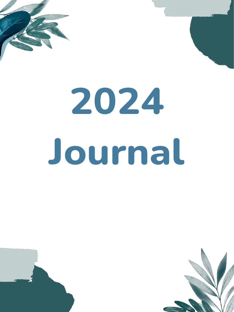 2024 Journal Template | PDF