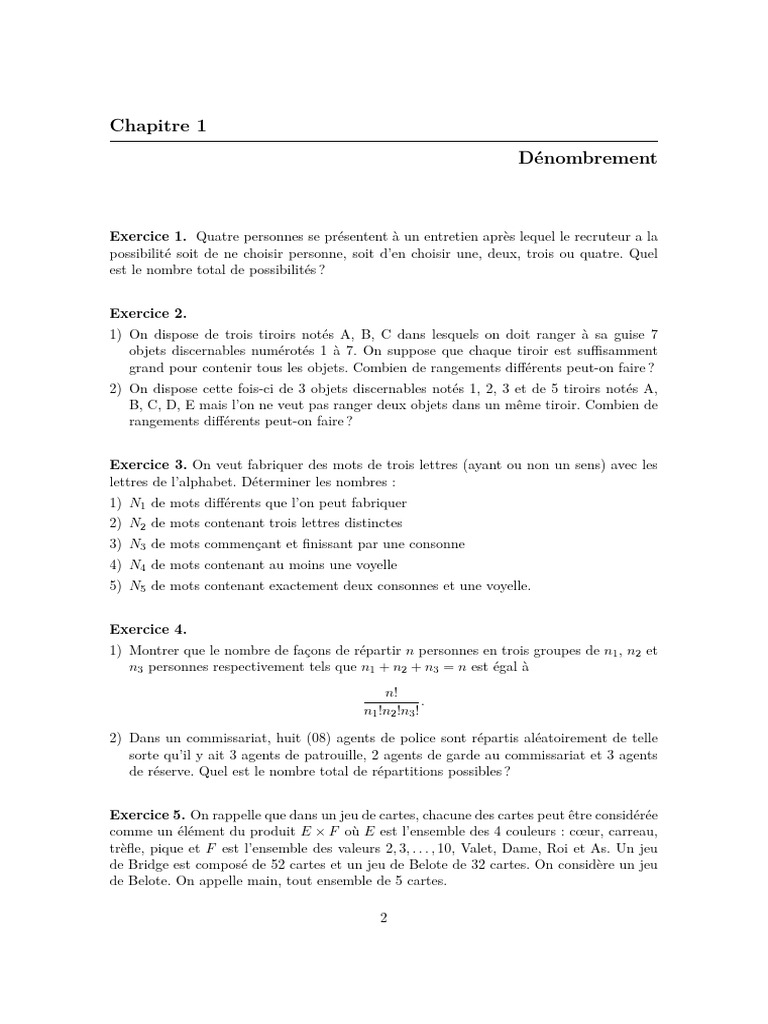 TD 1 | PDF