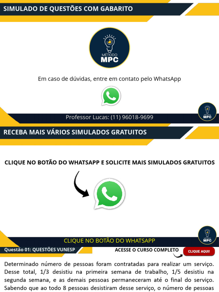 Simulado 04 Matemática | PDF