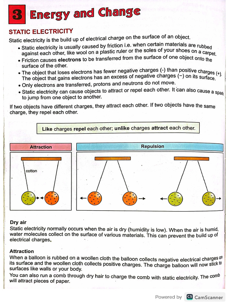 Static Electricity | PDF