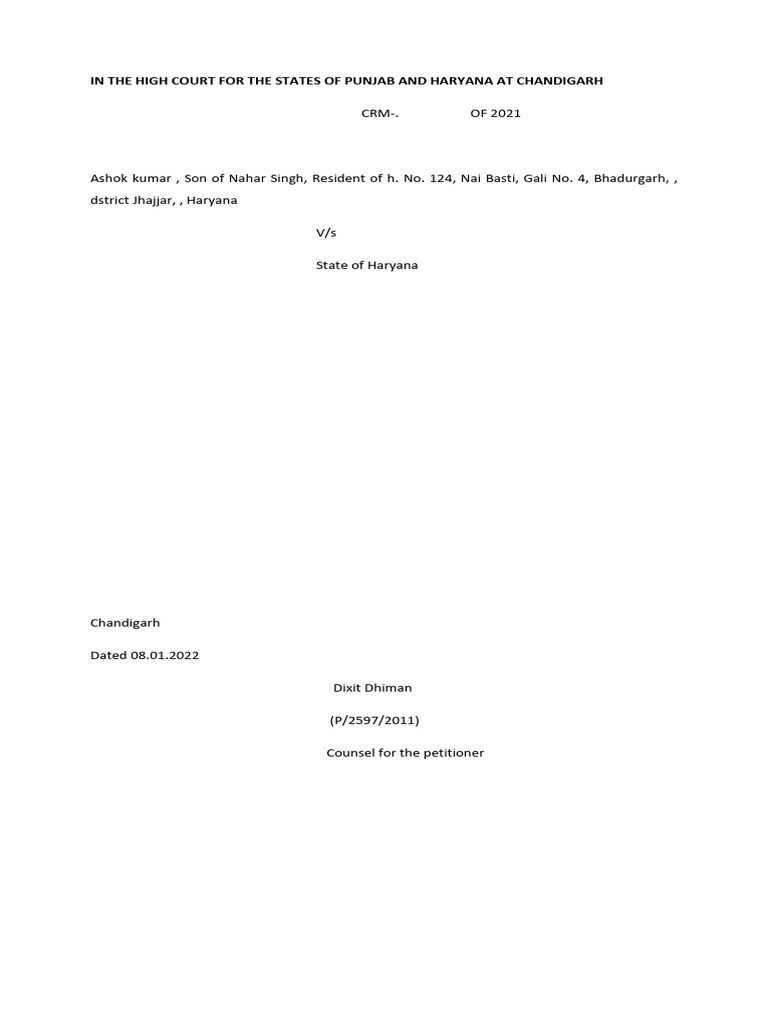 Anticipatory Bail | PDF | Bail | Common Law