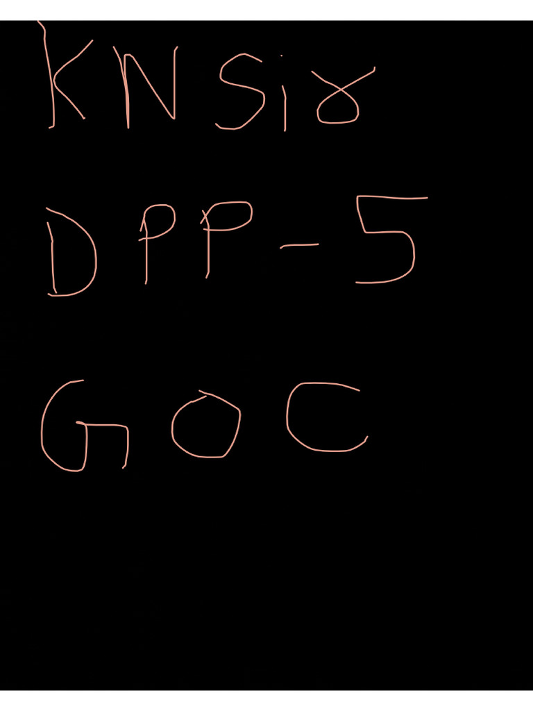 DPP 5 GOC | PDF
