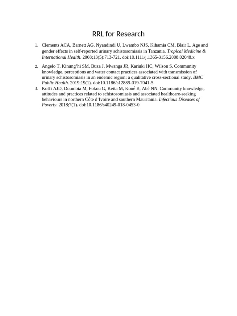 RRL For Research | PDF
