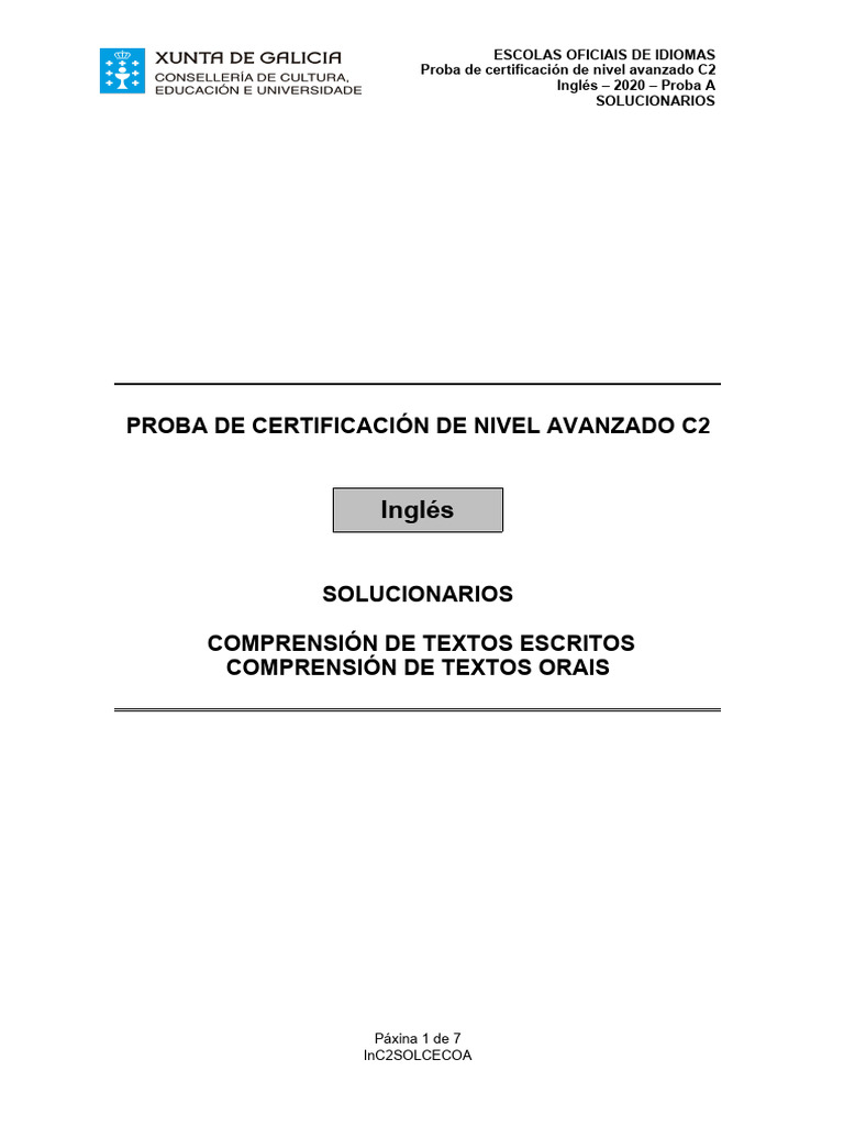 In C2 CECOASOLUCIONARIOS | PDF