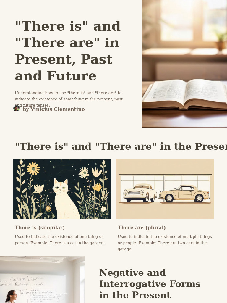 There Is and There Are in Present Past and Future | PDF
