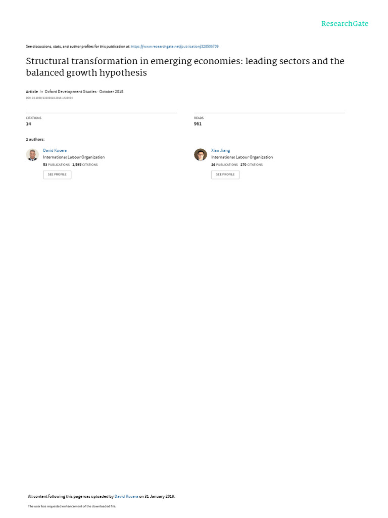 Transformasi Struktural Di Negara-Negara Berkembang Sektor-Sektor ...