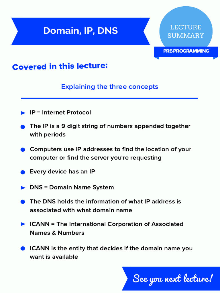 16 Cheat Sheet Domain Ip DNS | PDF