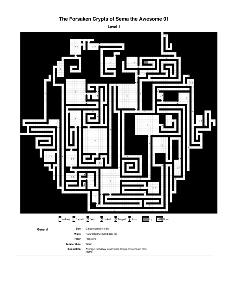 The Forsaken Crypts of Sema The Awesome 01 | PDF