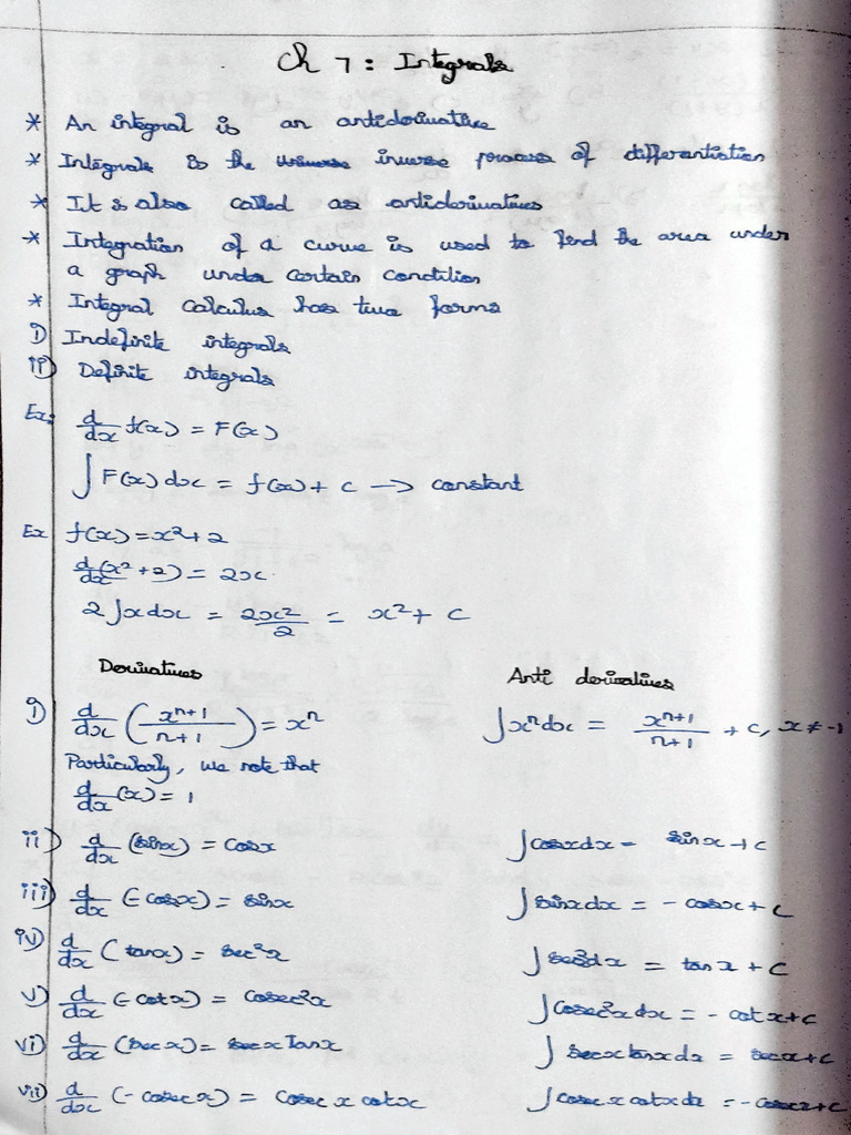 Integrals | PDF