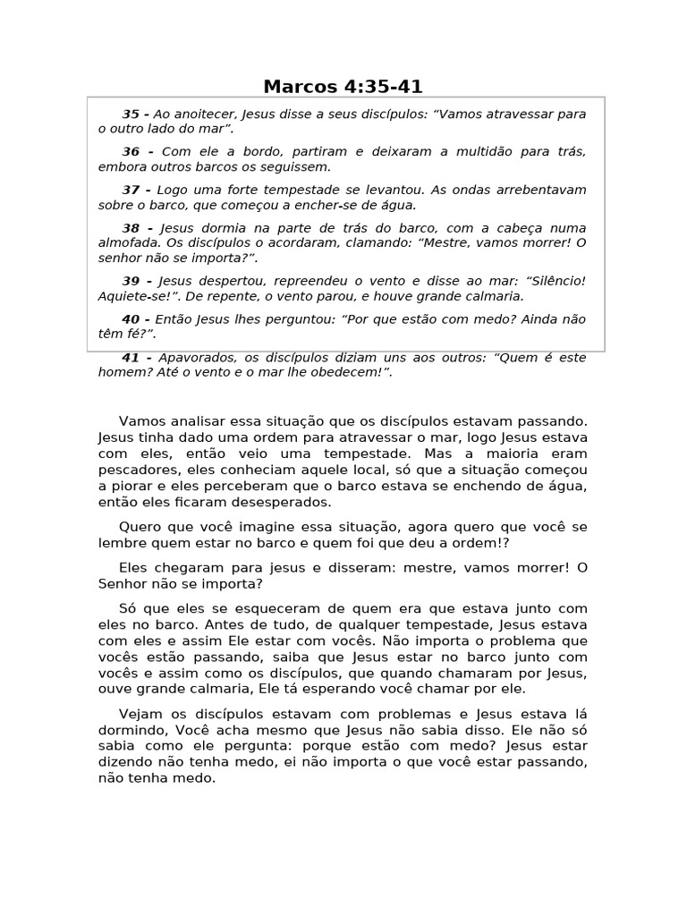 Marcos 4 | PDF