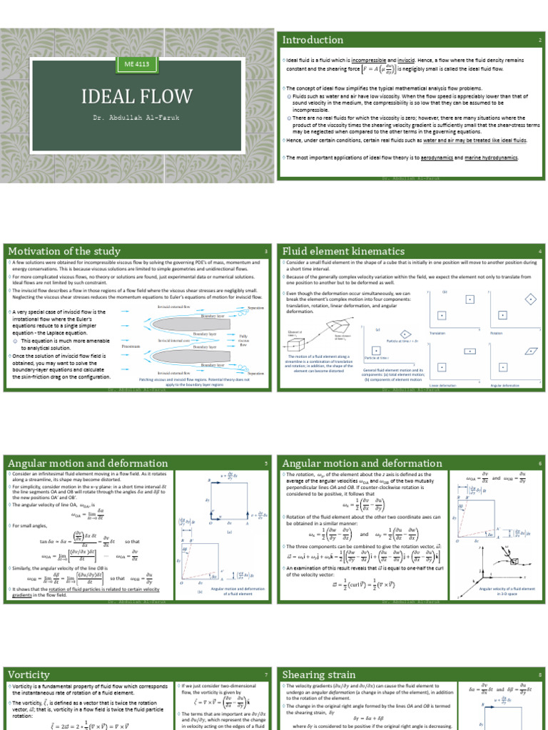 Ideal Fluid Flow - CT1 | PDF