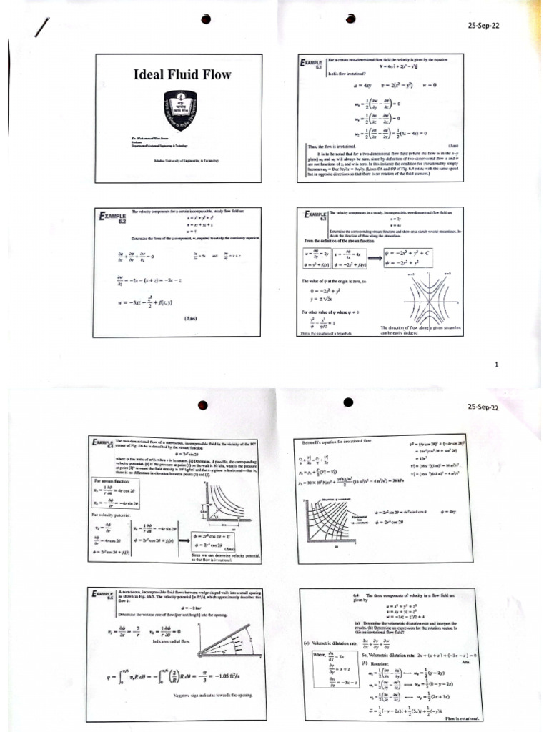 Fluid Problem Sheet | PDF