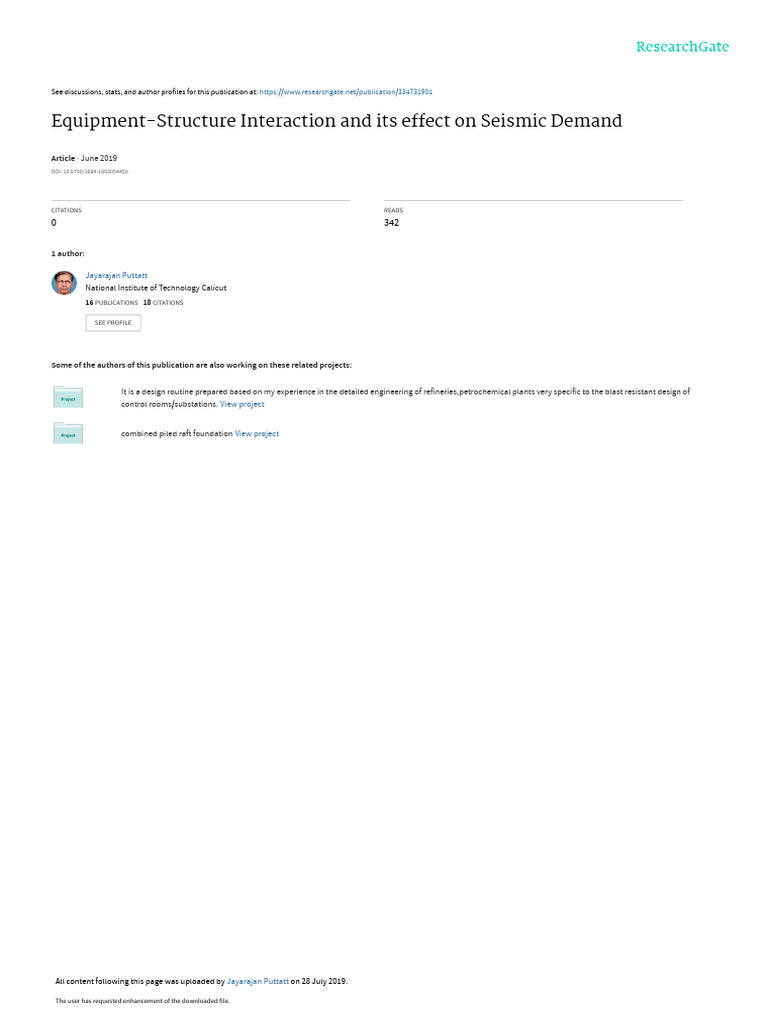 Eqpt STR Interaction | PDF