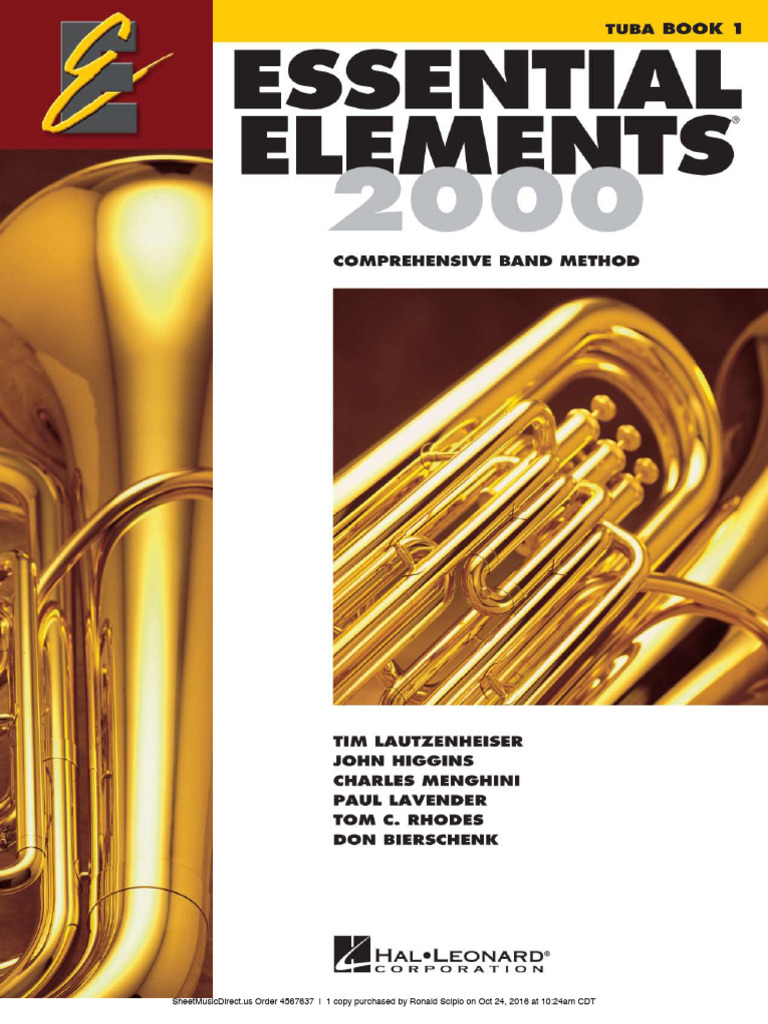 Essential Elements Tuba | PDF