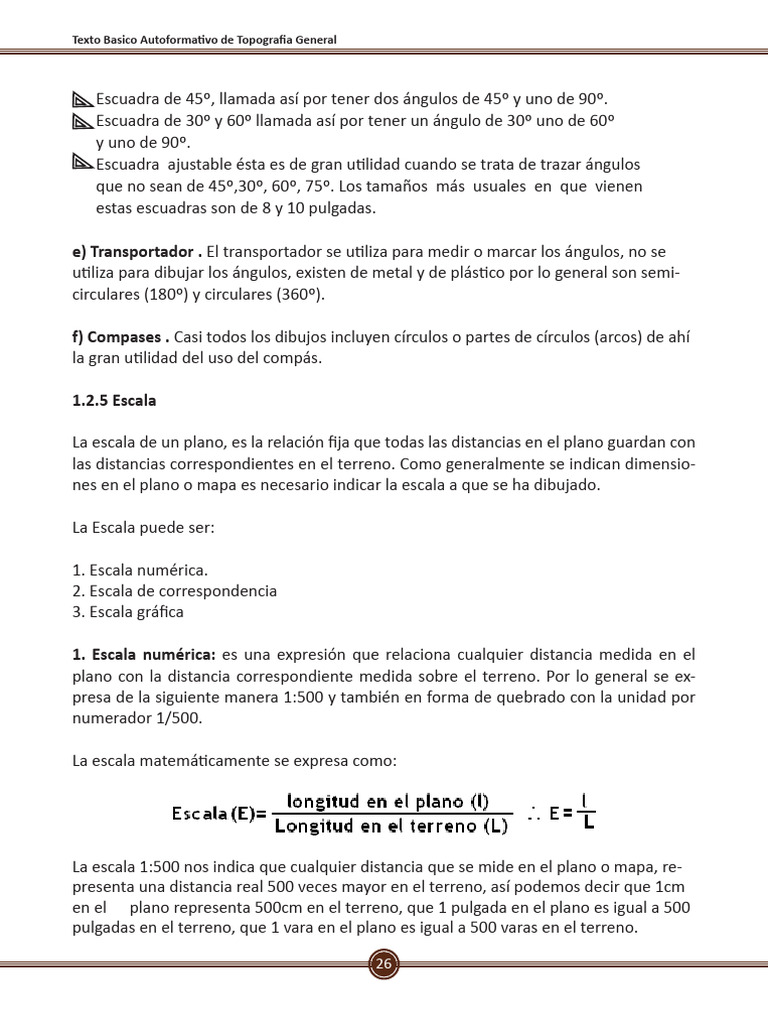 Separata N 03 Escalas | PDF
