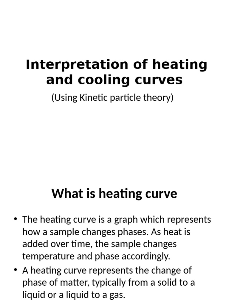 Interpretation Of Heating And Cooling Curves By Ms Pdf