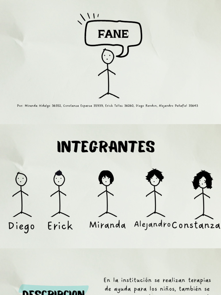 FANE Fundacion de Apoyo para Niños Especiales | PDF