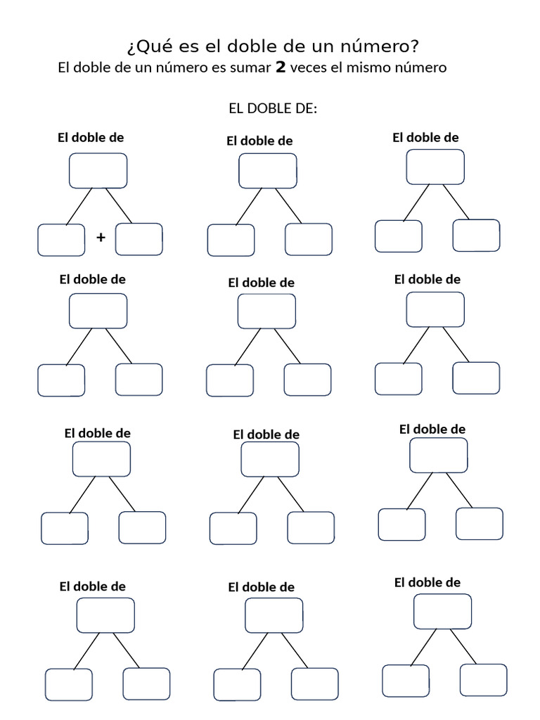 Qué Es El Doble de Un Número | PDF