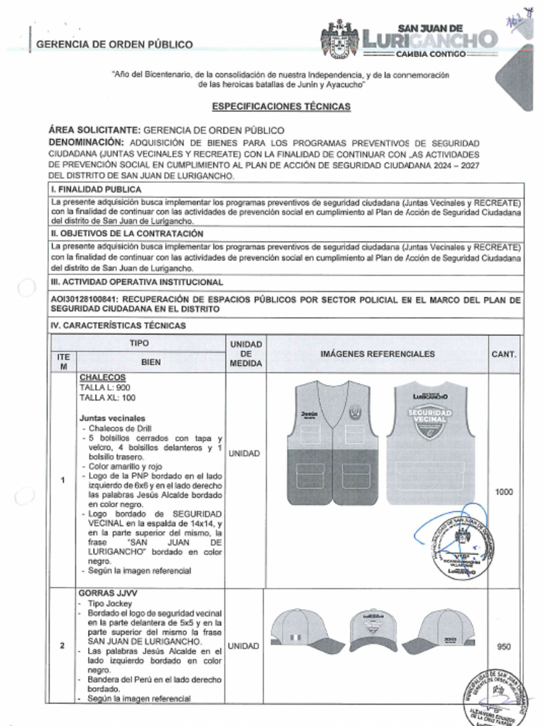 Chaleco Junta Vecinal | PDF