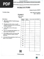Agriculture Paper 1 | PDF | Soil | Plant Nutrition