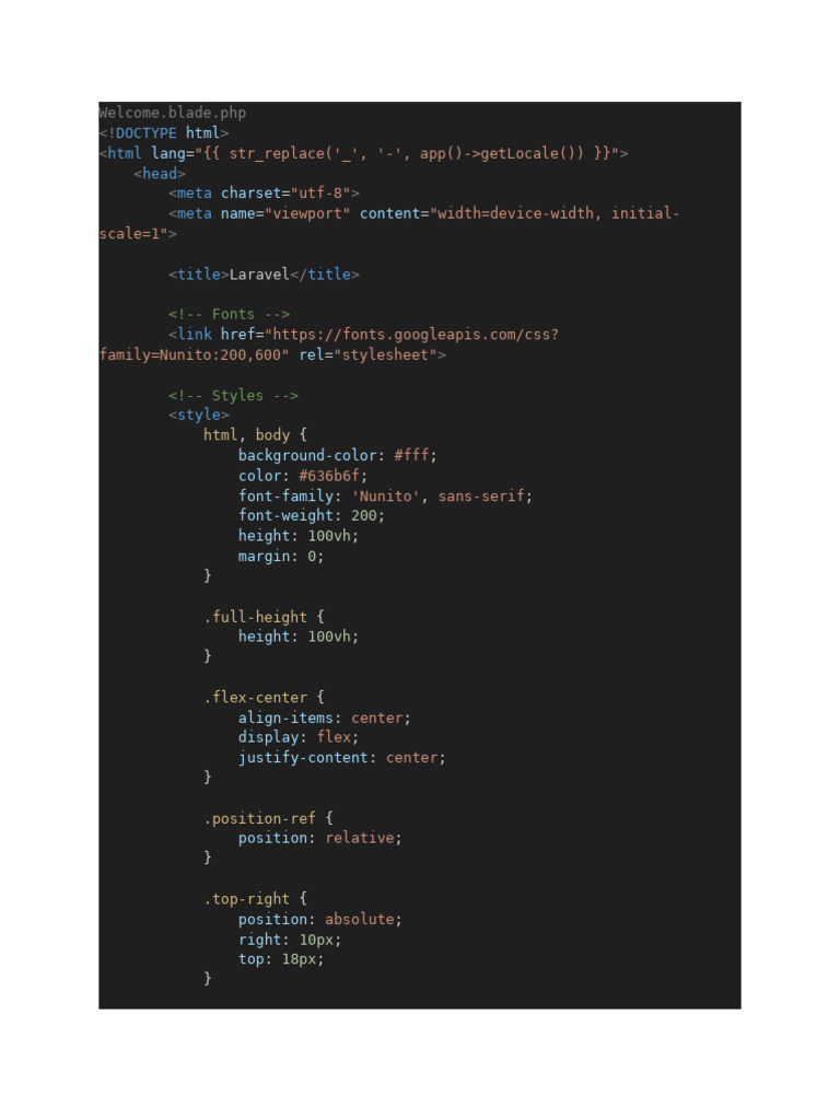 Welcome Blade PHP | PDF