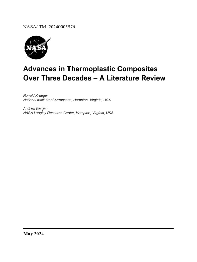 Nasa TM 20240005376 | PDF