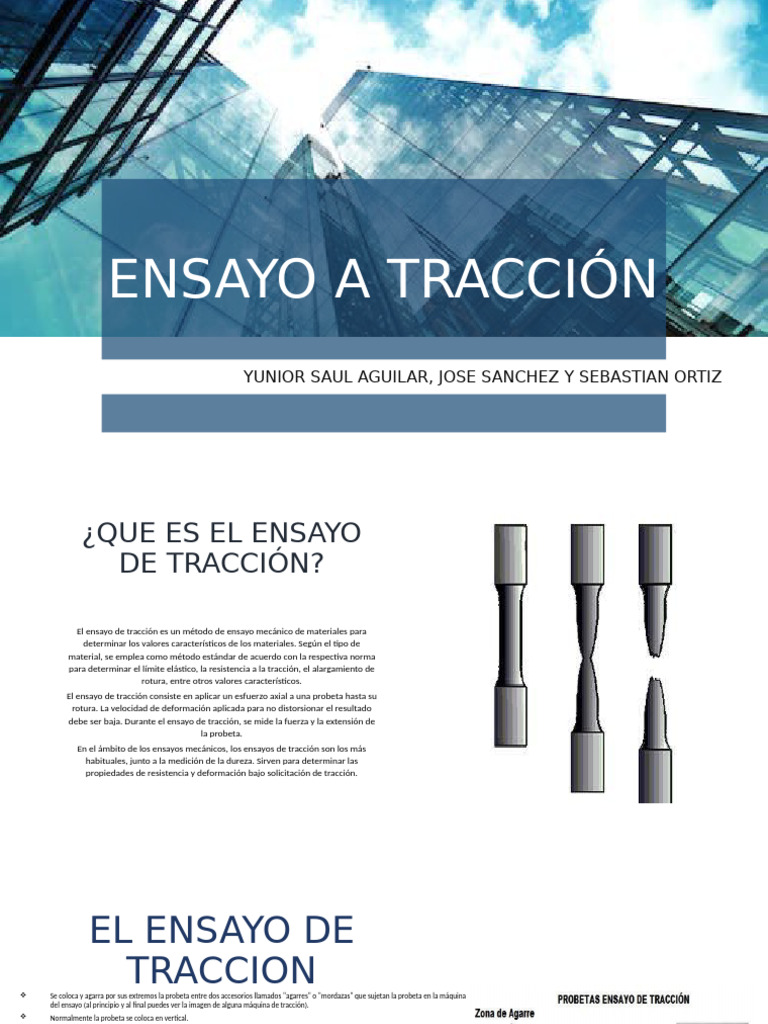 ENSAYO TRACCION | PDF