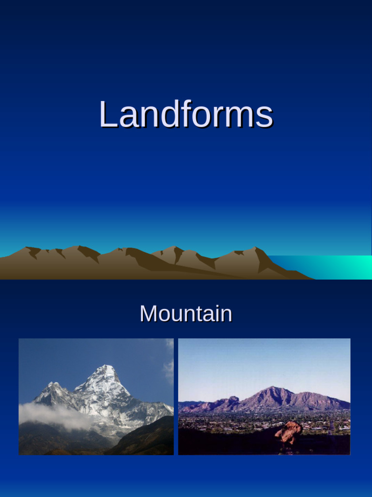 Landform Presentation | PDF