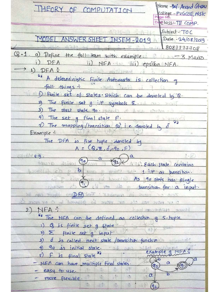 toc-insem-model-answer-2019 sppu | PDF toc-insem-model-answer-2019 sppu | PDF