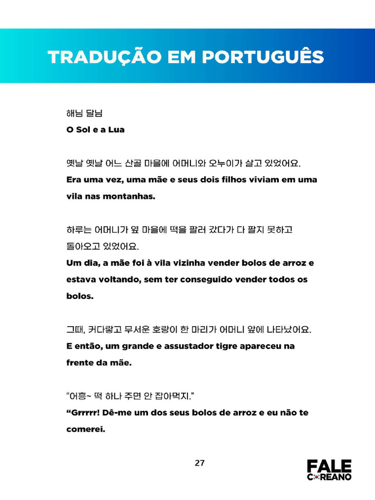 Conto - O Sol e A Lua | PDF