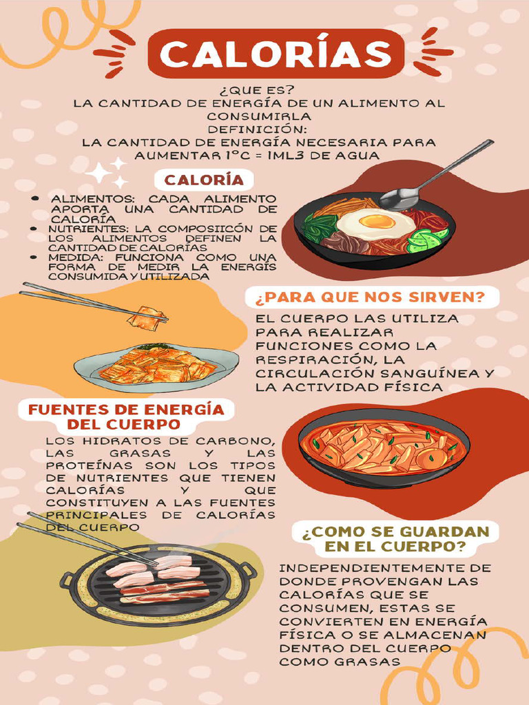 Infografía Calorías | PDF