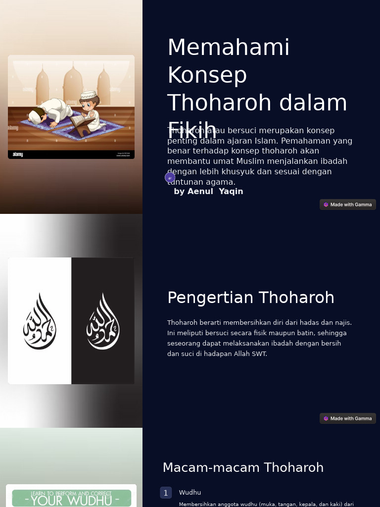 Memahami Konsep Thoharoh Dalam Fikih (1) | PDF