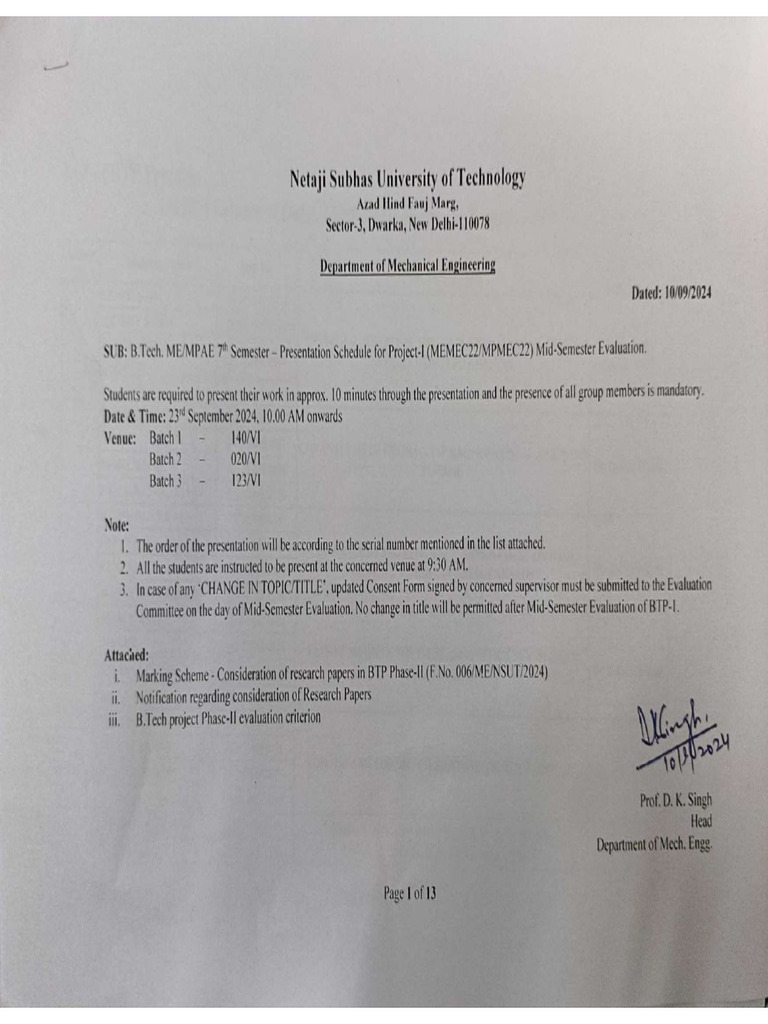 Students Notice | PDF