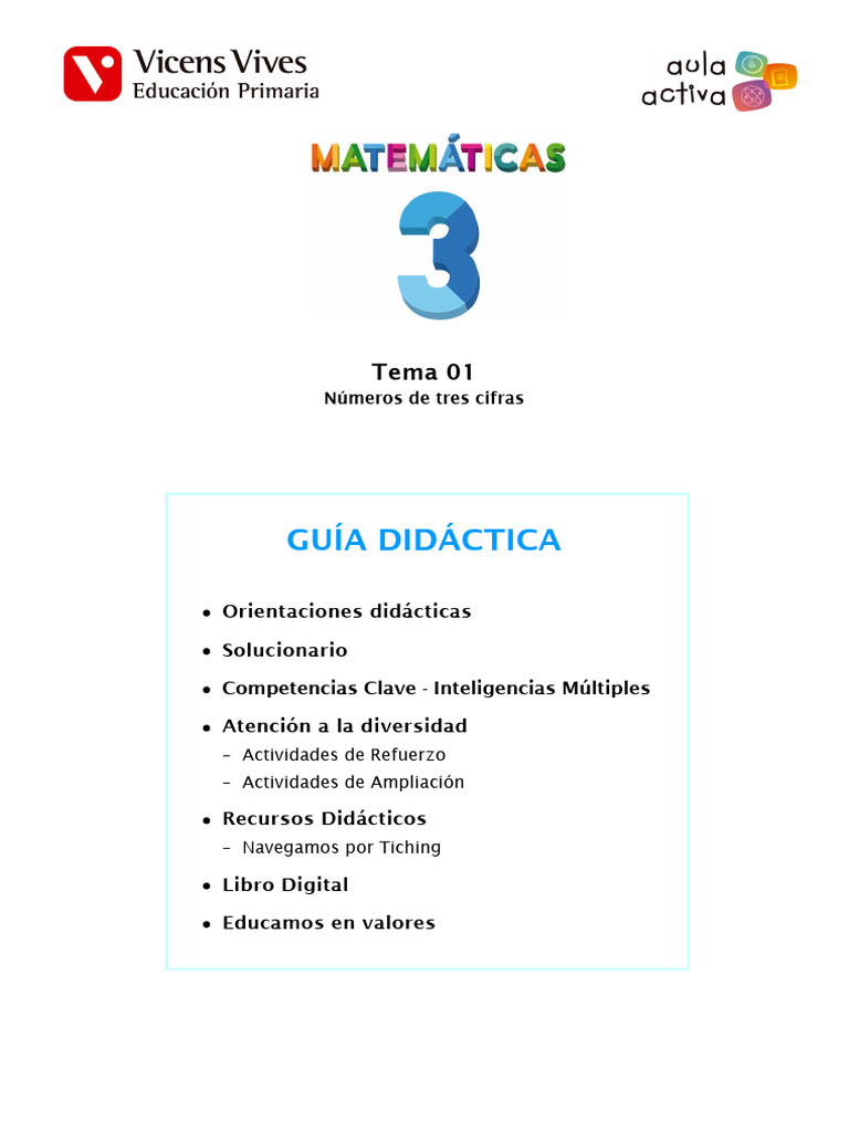 Matematicas 3 Guia 2014 01 | PDF