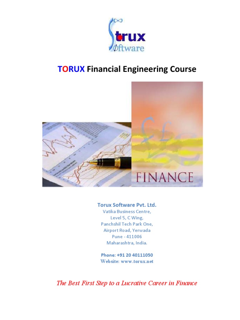 Financial Engineering Certification Course | PDF