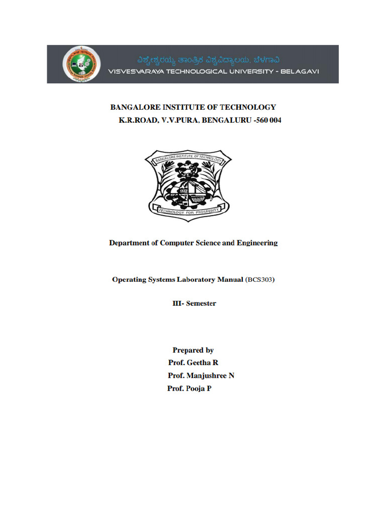OS Sampleprograms | PDF