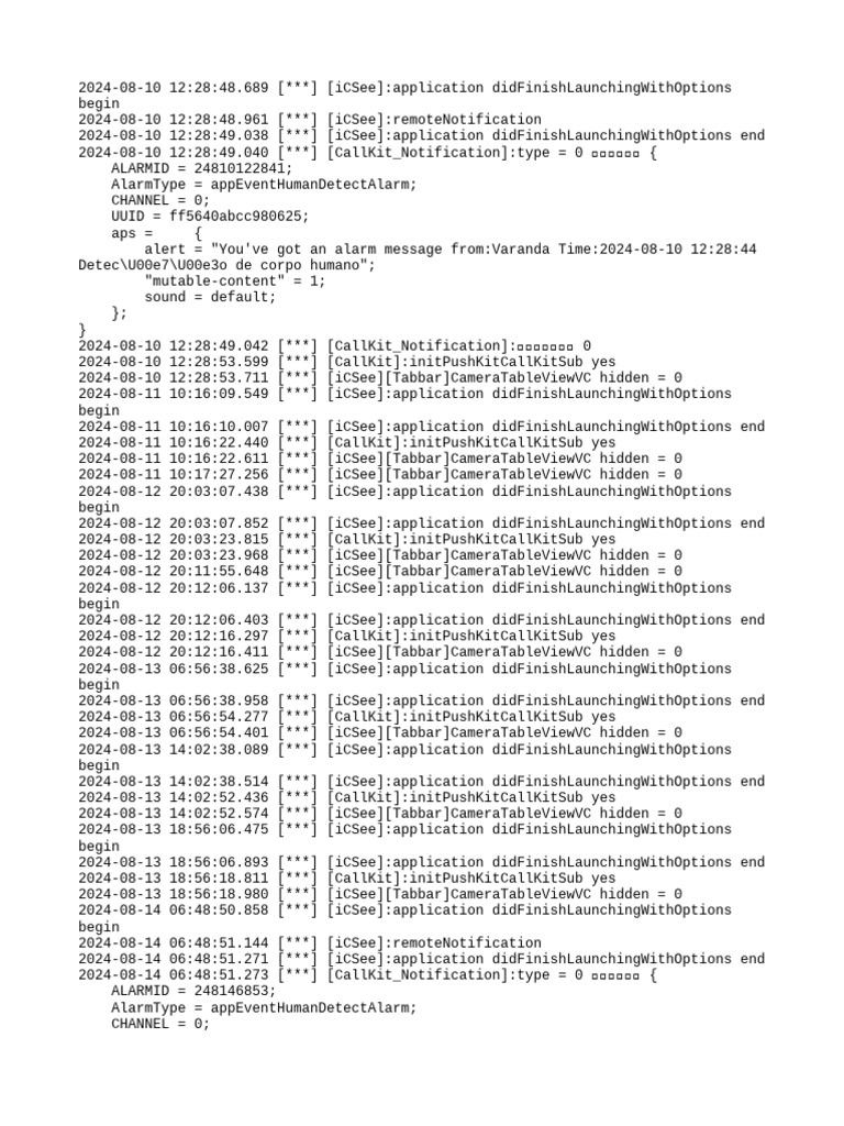App Debug Log | PDF