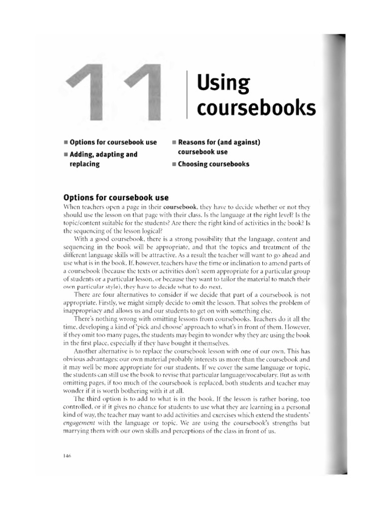 Using Coursebooks | PDF