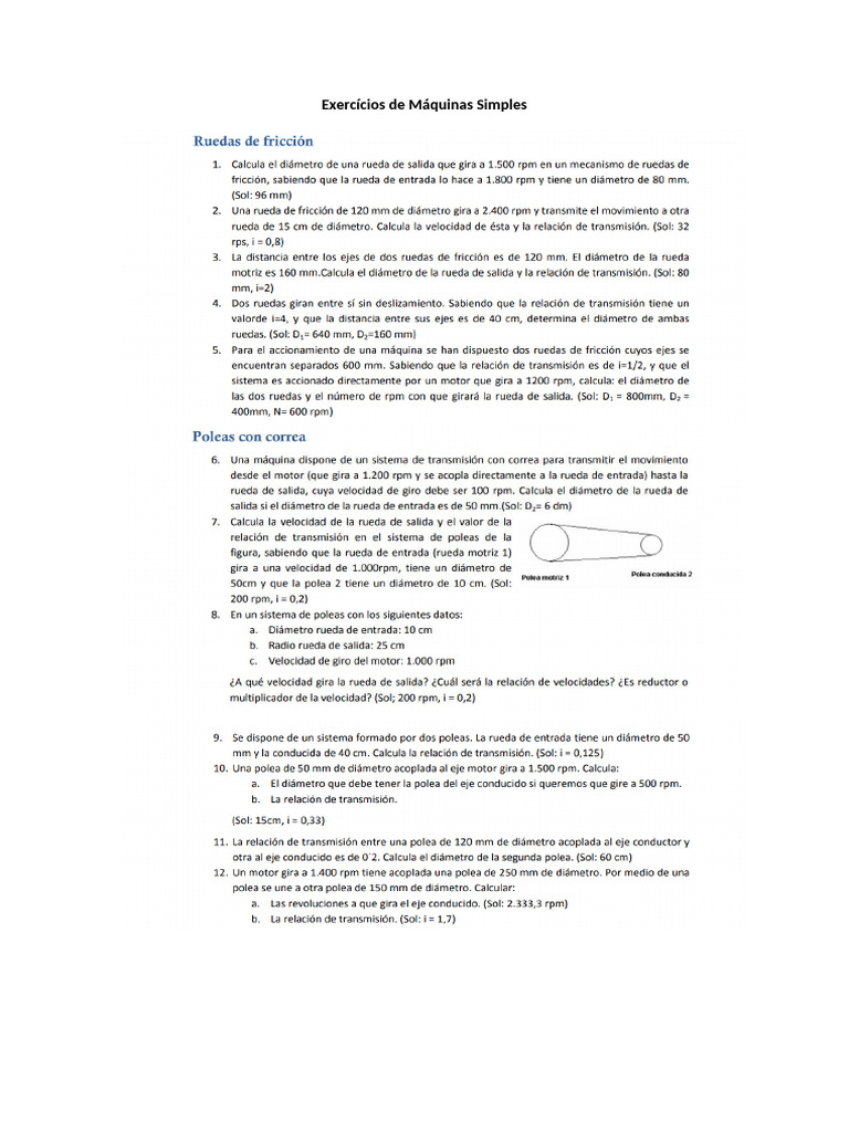 Lista de Ejercicios 1 | PDF