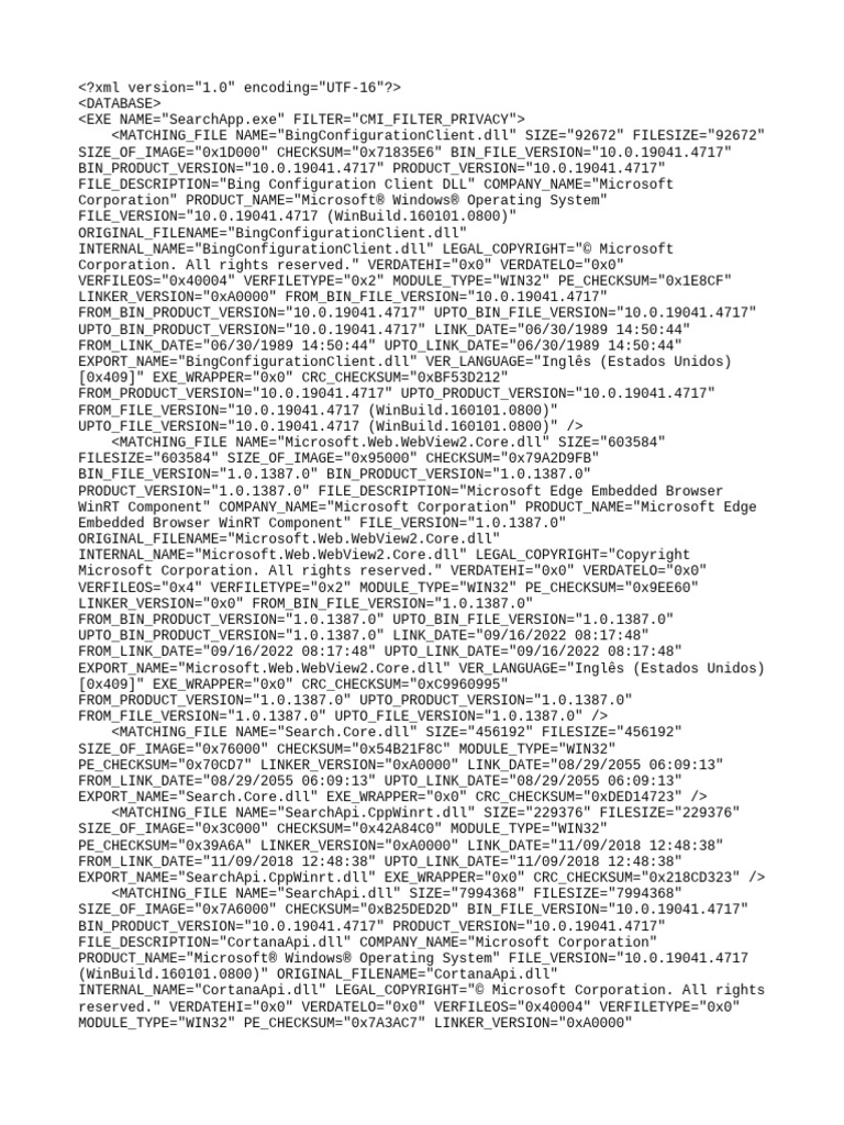 WER6116 TMP Appcompat | PDF