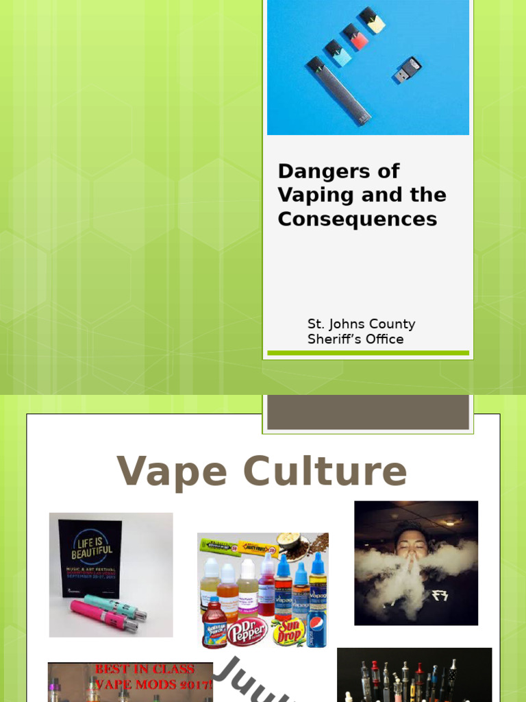 Dangers of Vaping and The Consequences | PDF