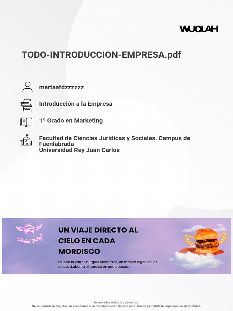 Wuolah Free TODO INTRODUCCION EMPRESA | PDF