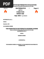 Math pp2 Kcse 2024-1 | PDF