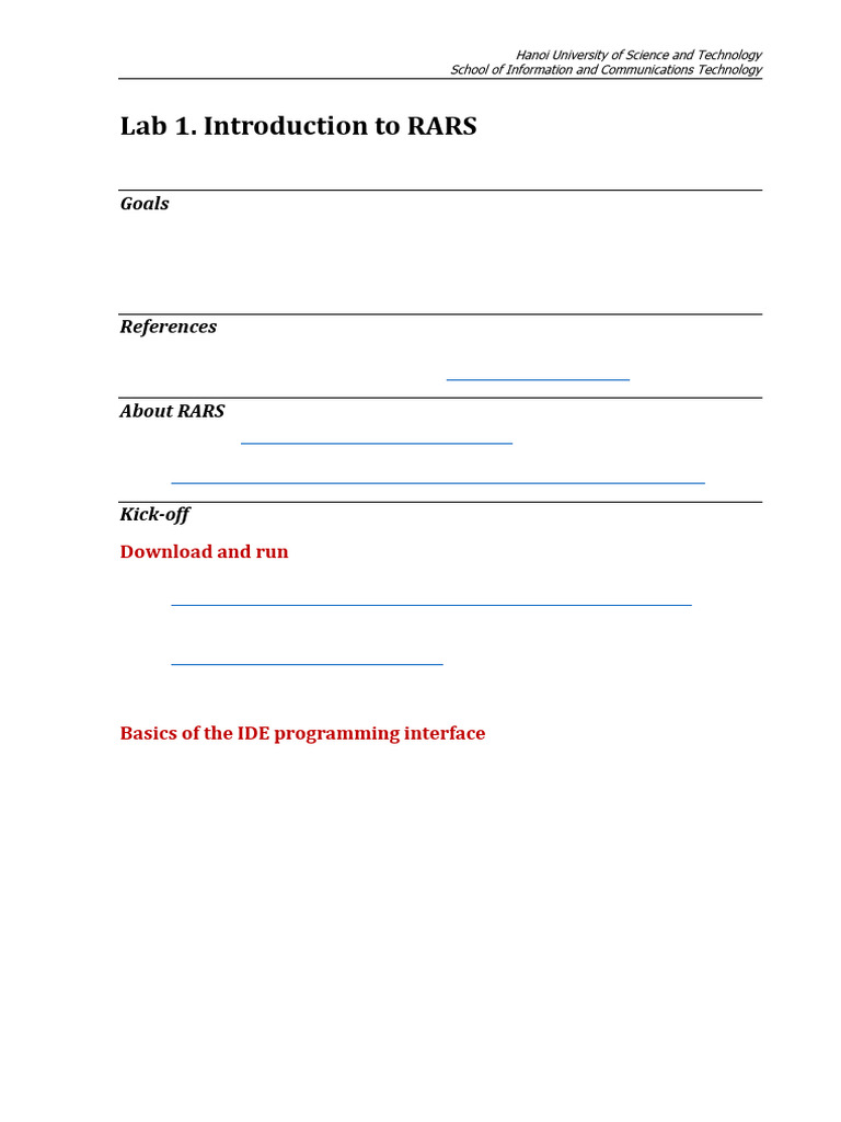 Lab01 RISCV ICT | PDF