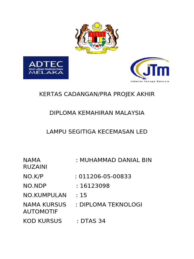 Pta1 Kum15 Muhammad Danial Bin Ruzaini | PDF