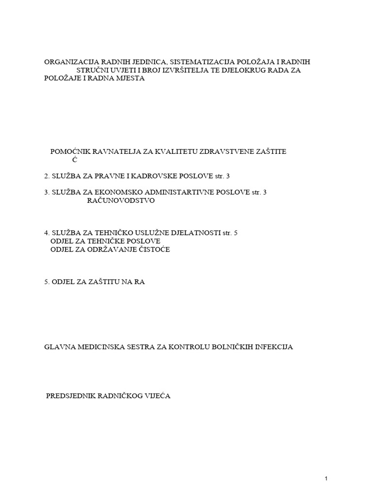 Pravilnik o Radu-Prilozi | PDF