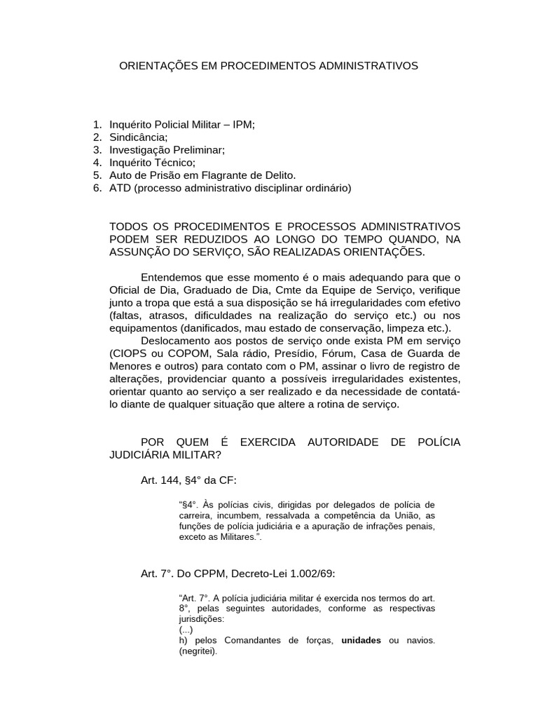 01 IPM Orientações | PDF