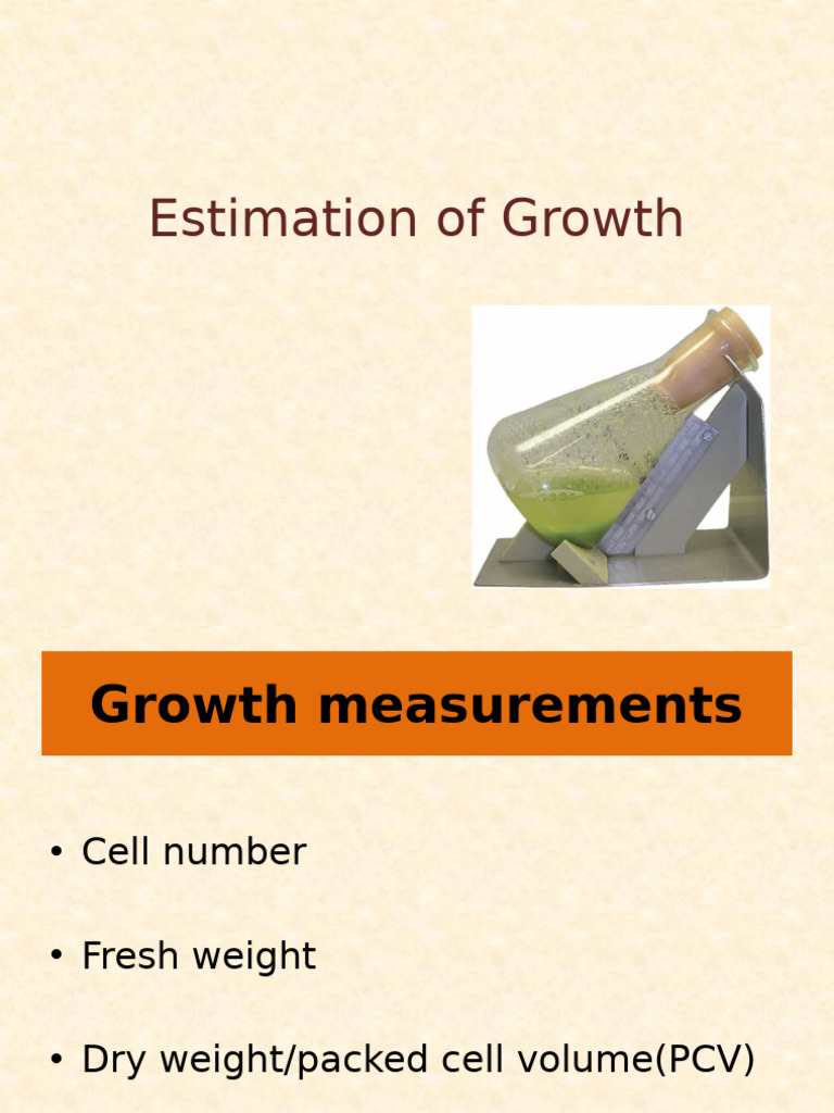 Estimation of Growth | PDF