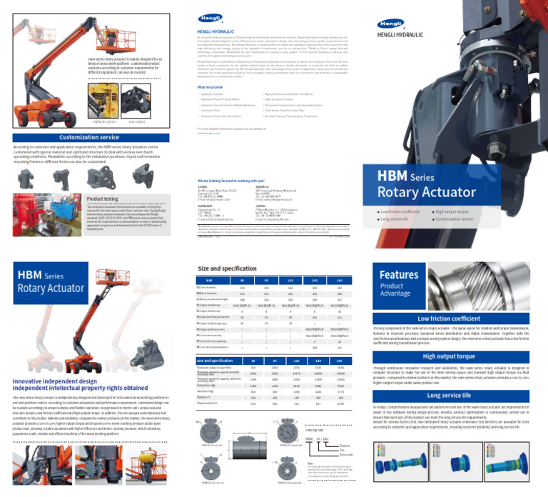 HBM-Atuador Rotativo | PDF