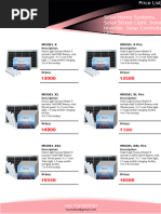 LED Solar Lights Price List June 2023 | PDF | Personal Computers ...